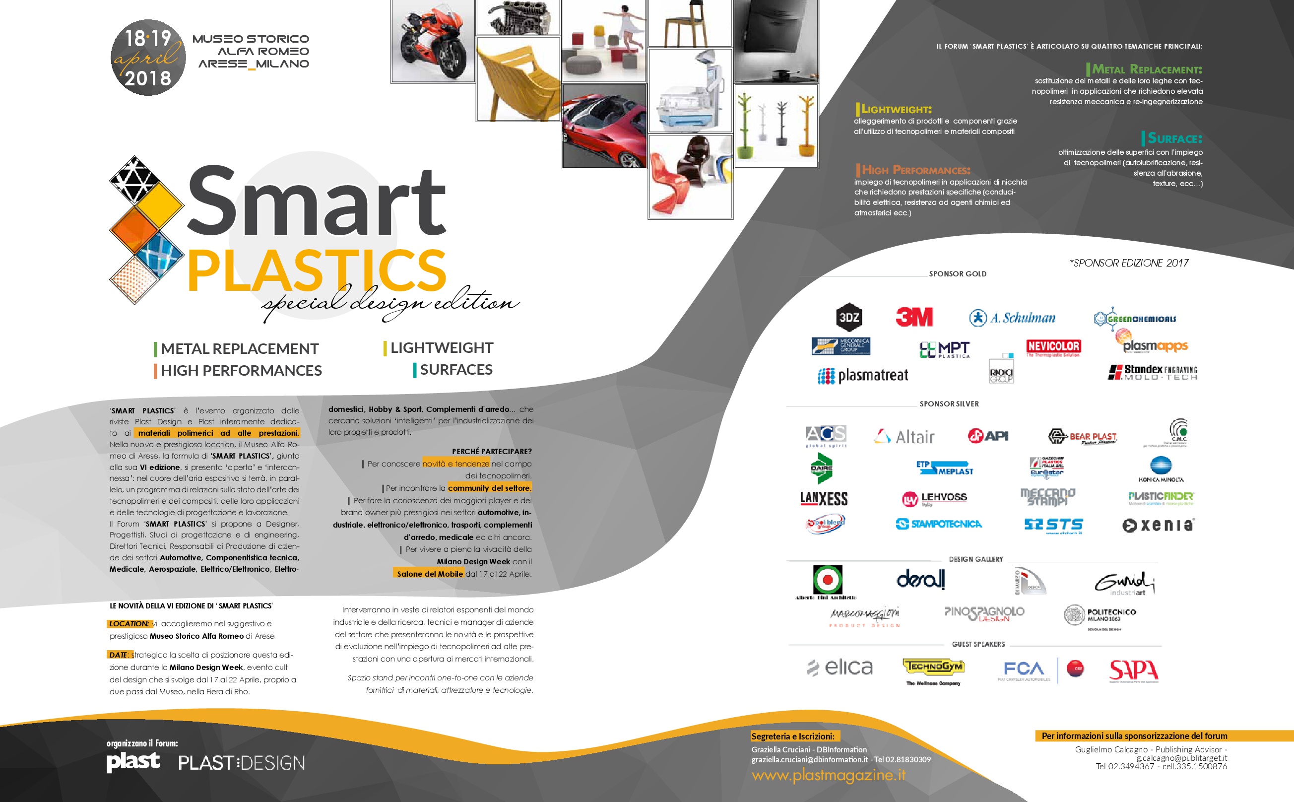 Smart Plastic 2018 (Museo Storico Alfa Romeo, 18-19 aprile 2018)